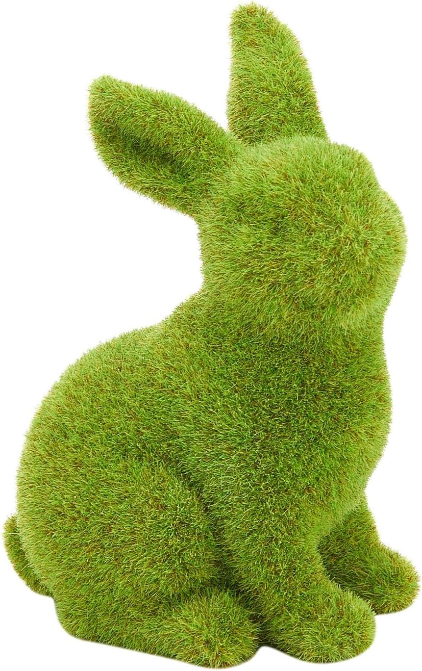 Amazon.com: Pawliss Easter Decorations Bunny Decor: White Resin Rustic ...