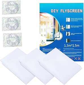 Cymax Fly Screen Mosquito Net for Window,3 Pack Fine Mesh Insect ...