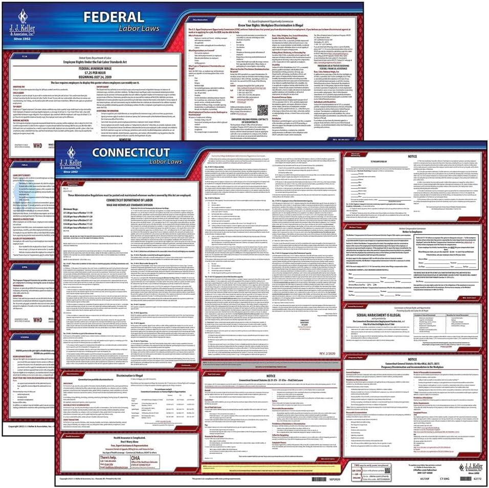 Amazon.com : Ohio and Federal Labor Law Poster Set (English, OH State ...