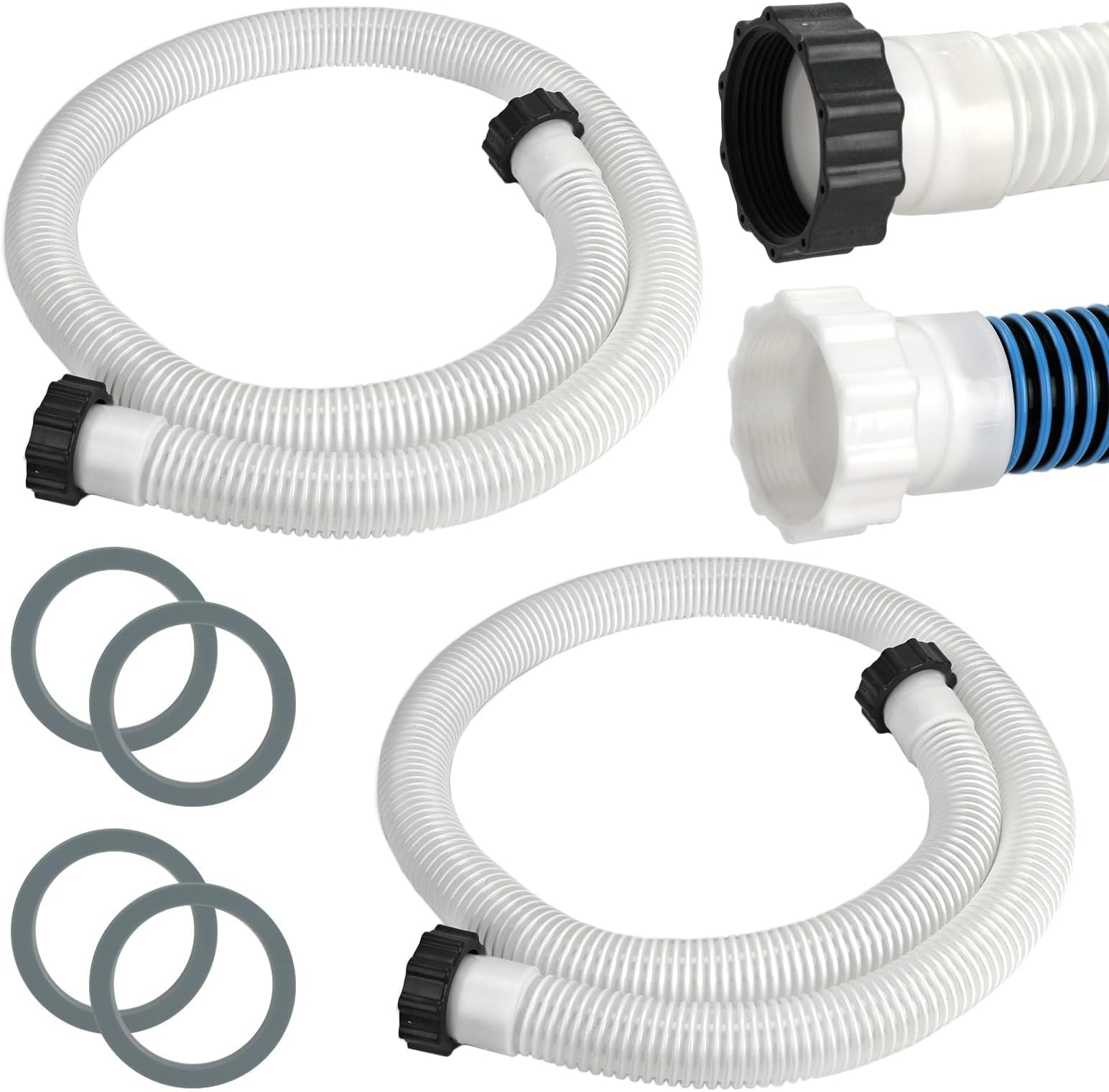 Amazon.com : GAME 4551 40mm Pool Filter Hose,White : Swimming Pool ...