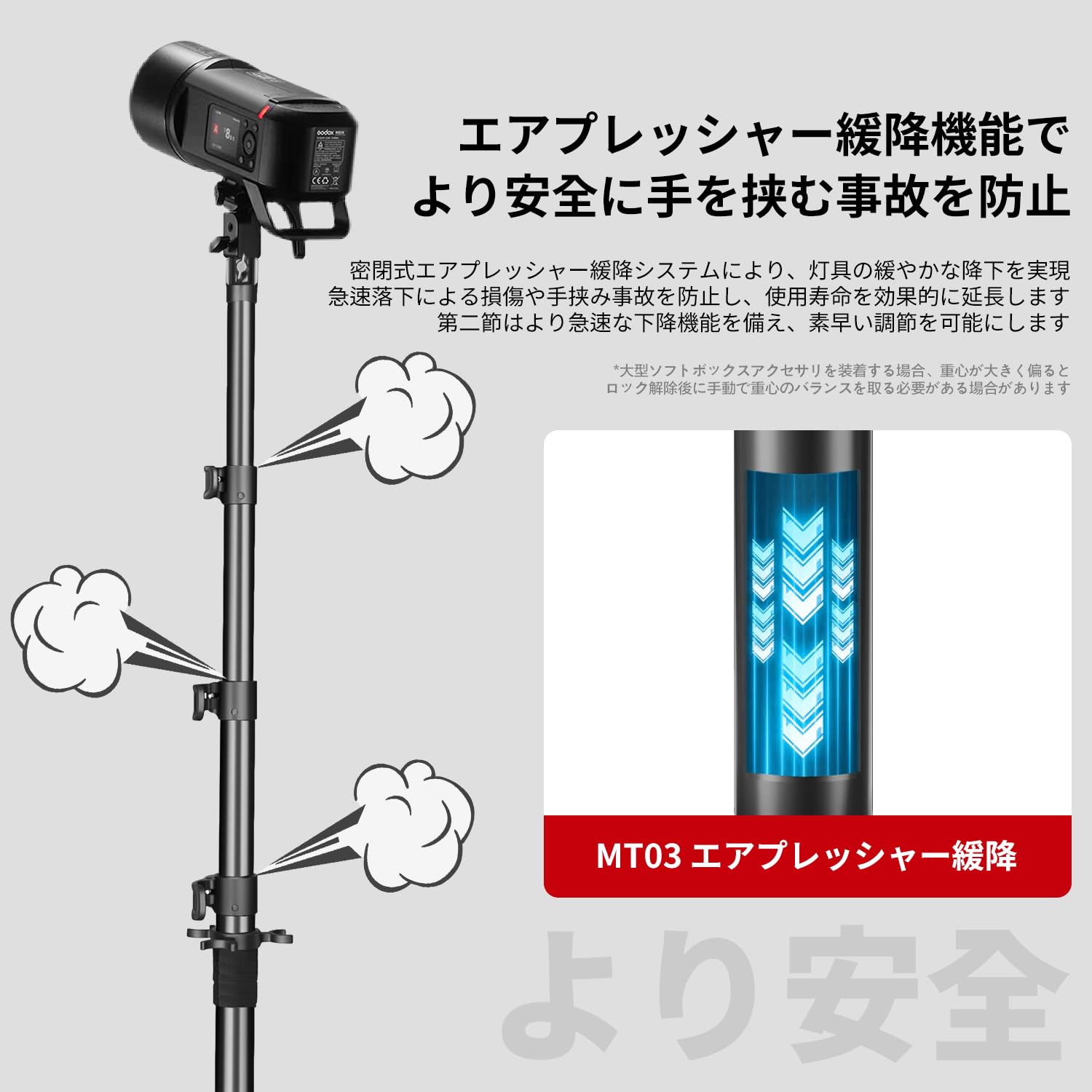 Amazon | ​​FreeSea プロ用 ライトスタンド 大型1.4インチチューブ 高