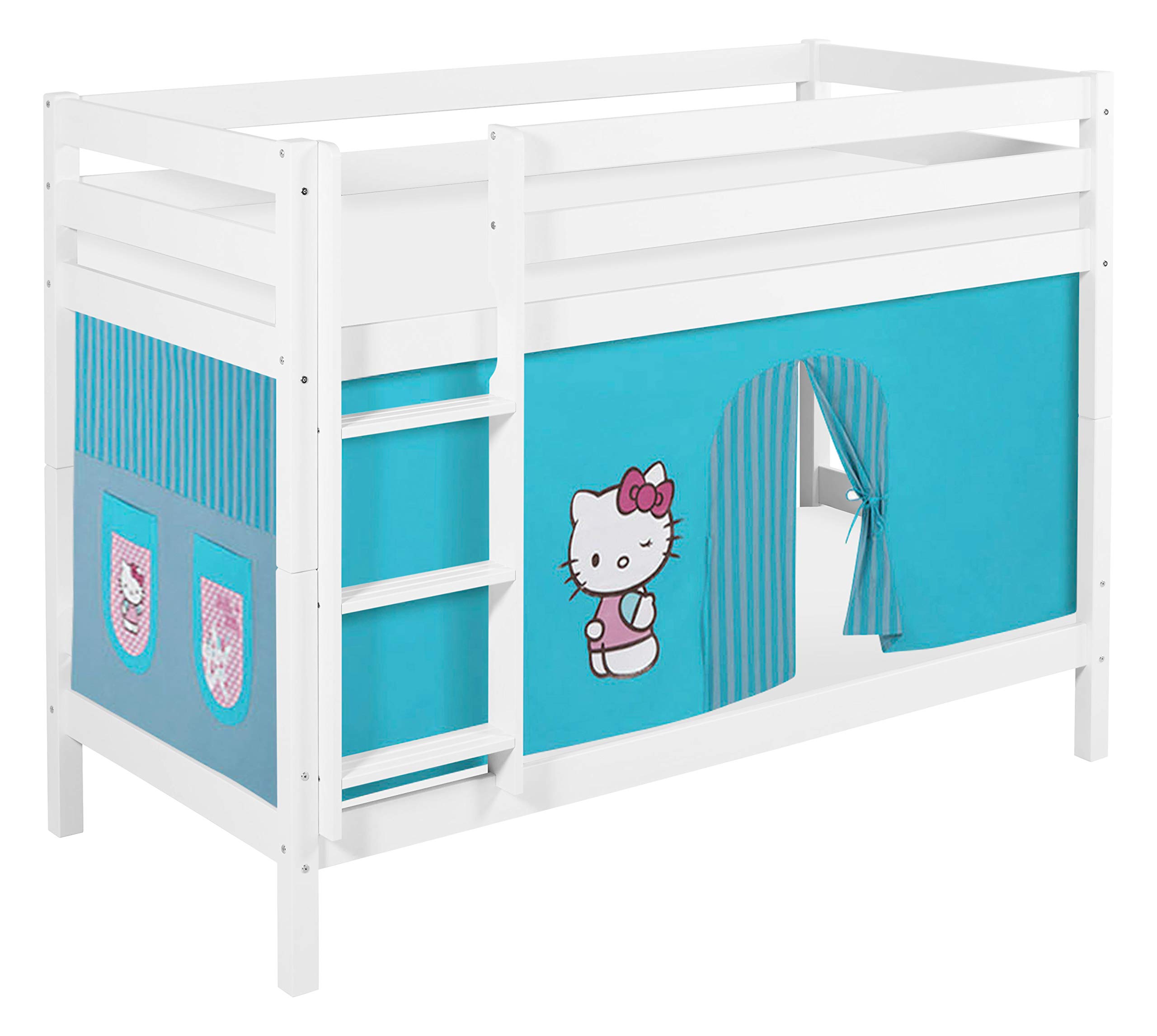 Buy Lilokids Jelle Bunk Bed TÜV & GS Approved Hello Kitty Turquoise ...
