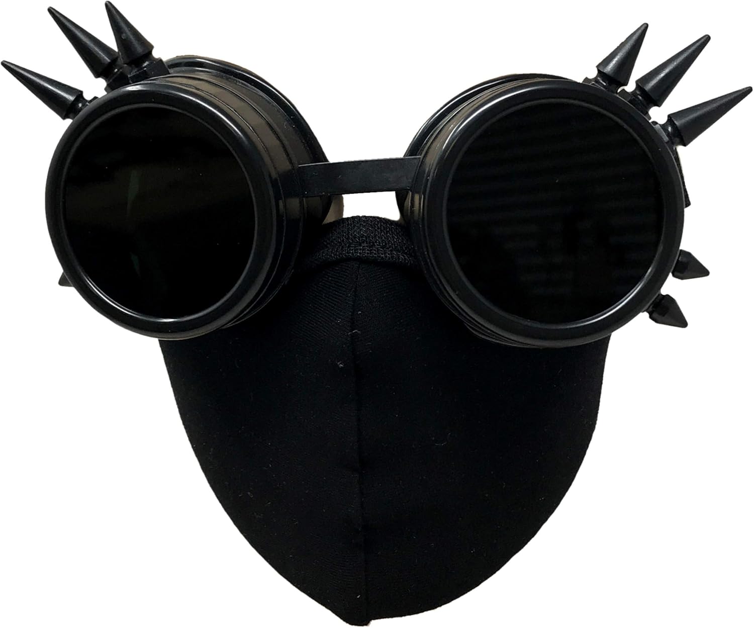 Amazon.com: Cyber goth punk face mask Steampunk goggles glasses costume ...