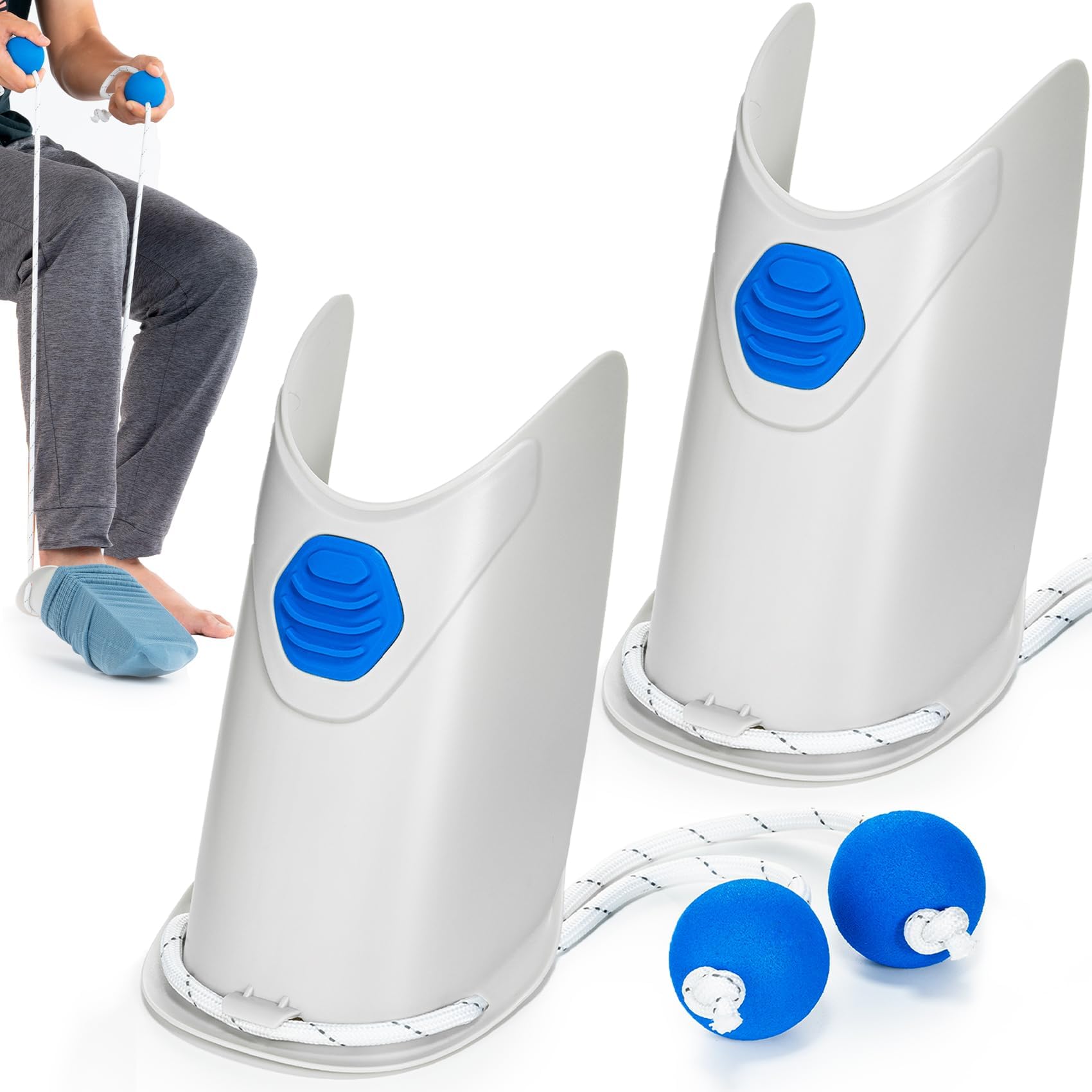 Amazon.com: BodyHealt Flexible Sock Aid Tool - Deluxe Dressing Aid for ...