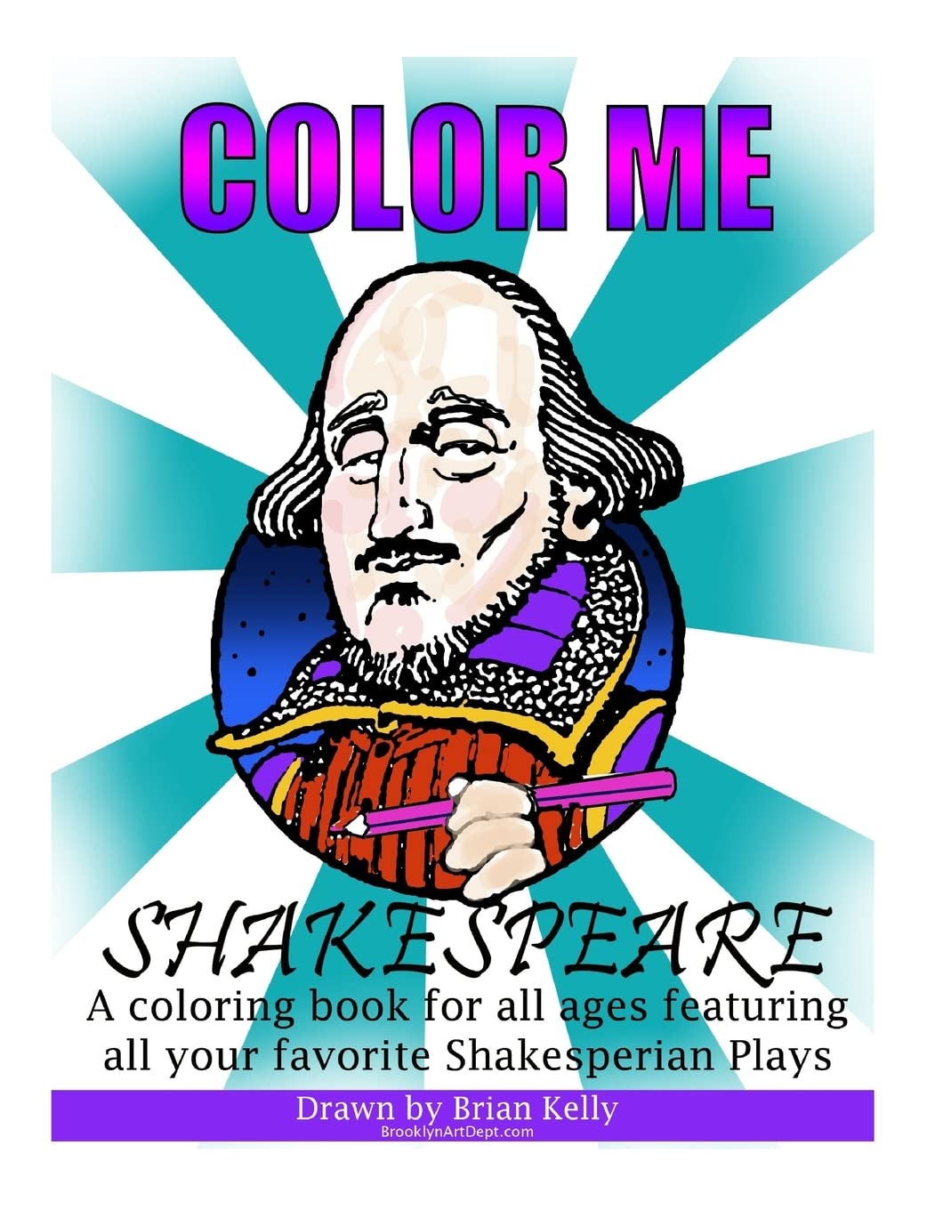 Amazon.com: Color Me Shakespeare: Coloring book for all ages featuring ...