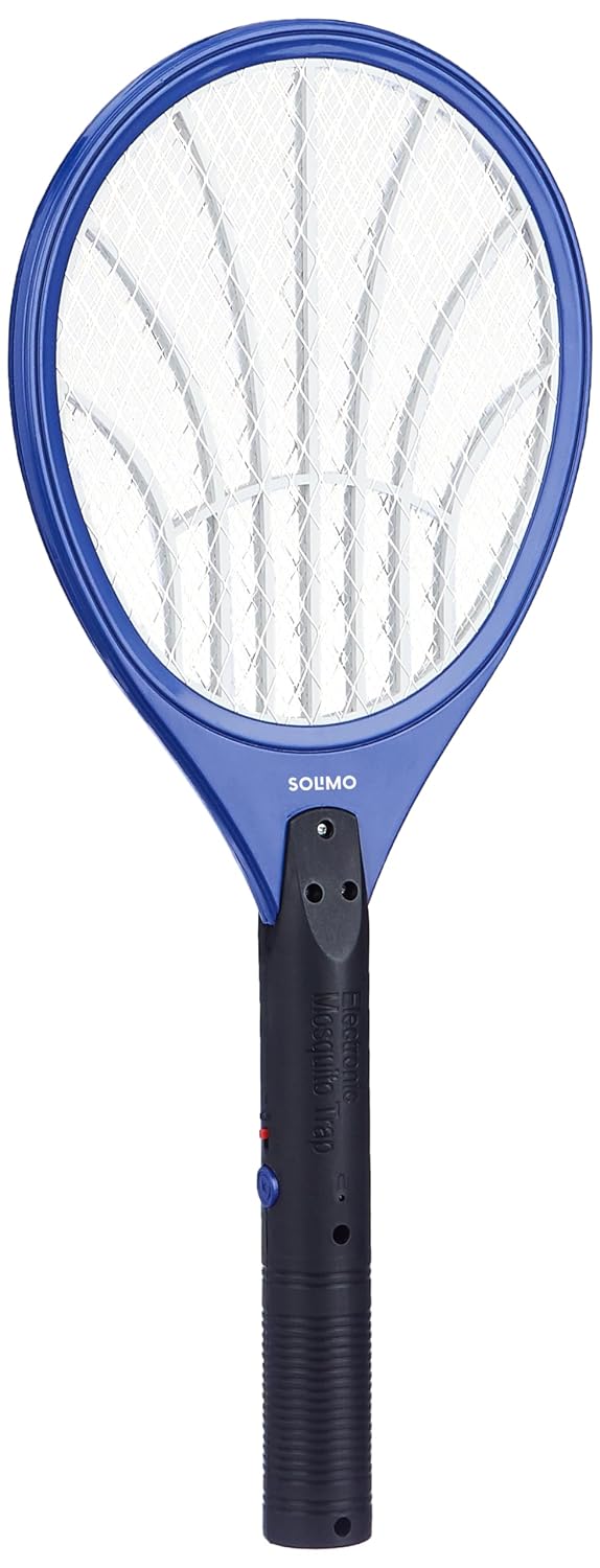 Amazon Brand - Solimo Anti-Mosquito Racquet, Insect Killer Bat with ...