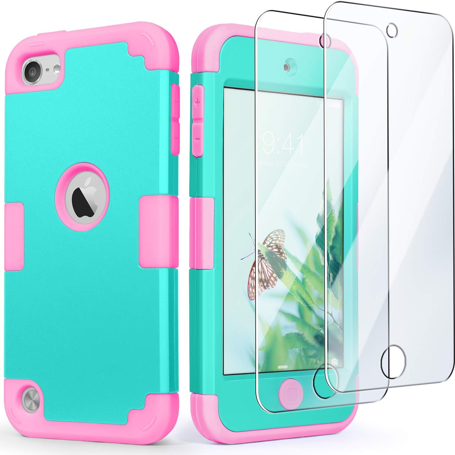 Amazon.com: IDweel for iPod Touch Case with 2 Screen Protectors, 3 in 1 ...