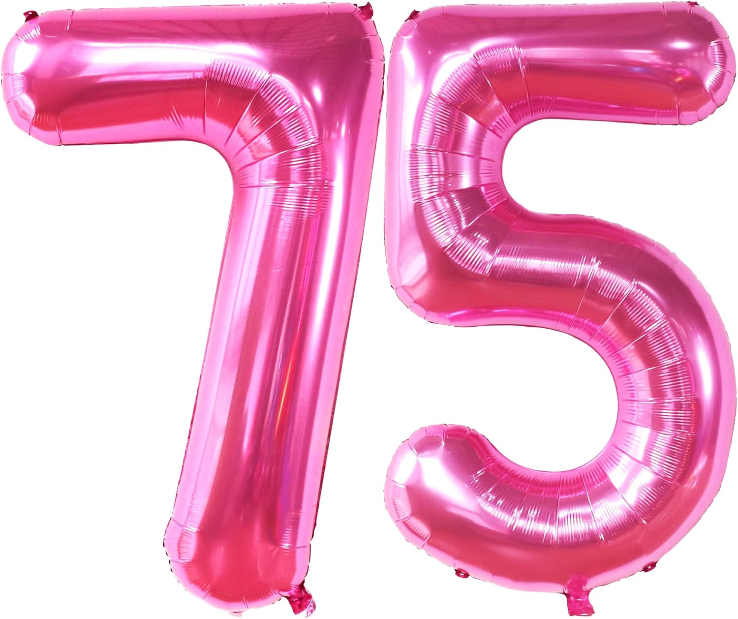Amazon.com: KatchOn, Hot Pink 75 Balloon Numbers - 40 Inch | Hot Pink ...