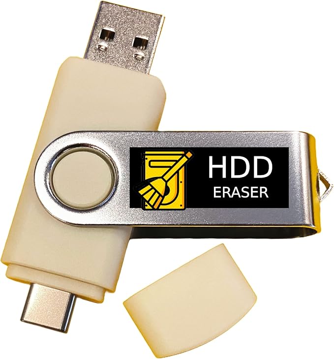 Amazon.com: HDD Hard Drive Permanent PC Disk Eraser – Bootable USB ...