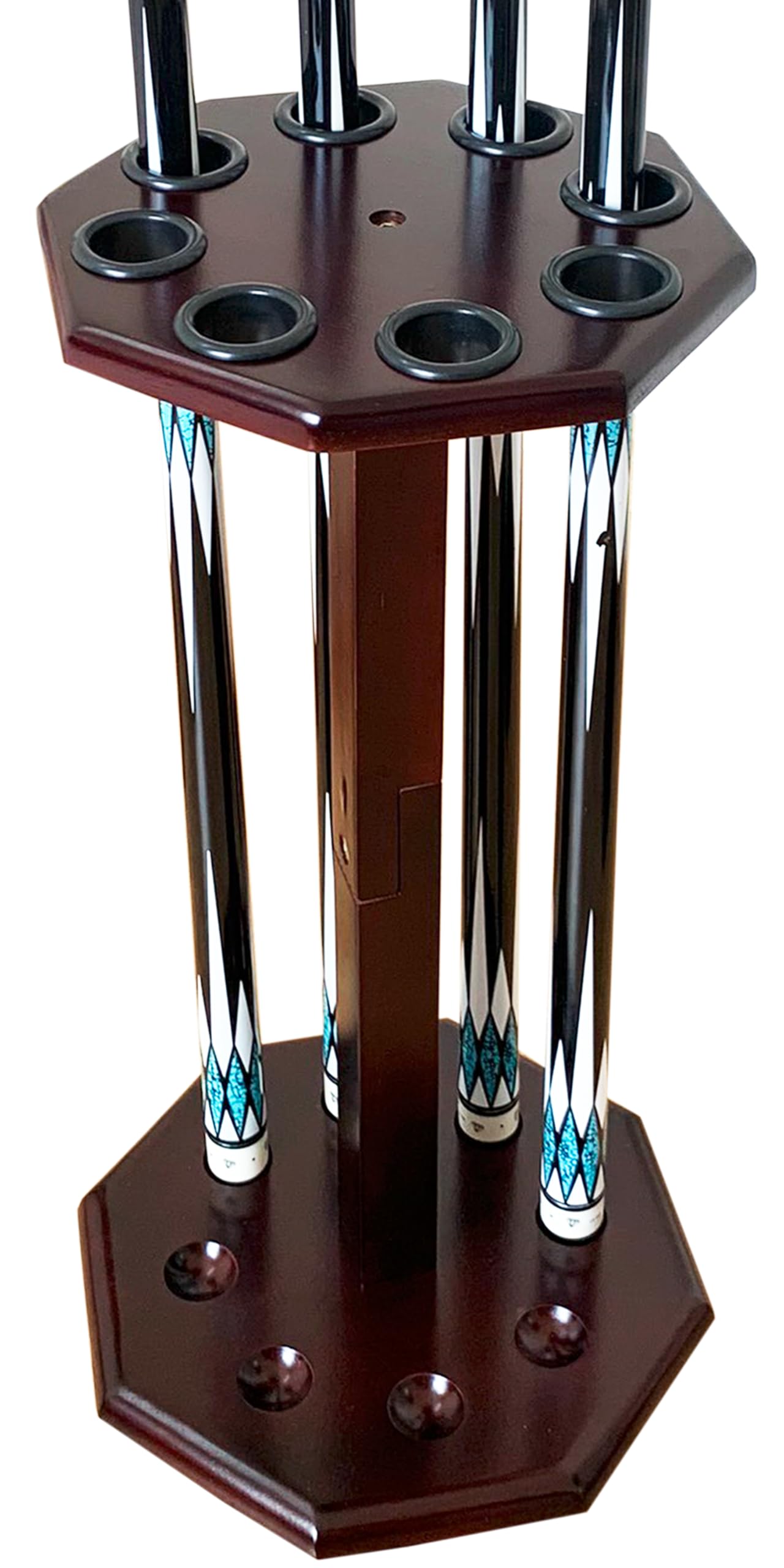 Snapklik.com : GACCO BILLIARDS Freestanding Billiard Cue Rack, Pool ...
