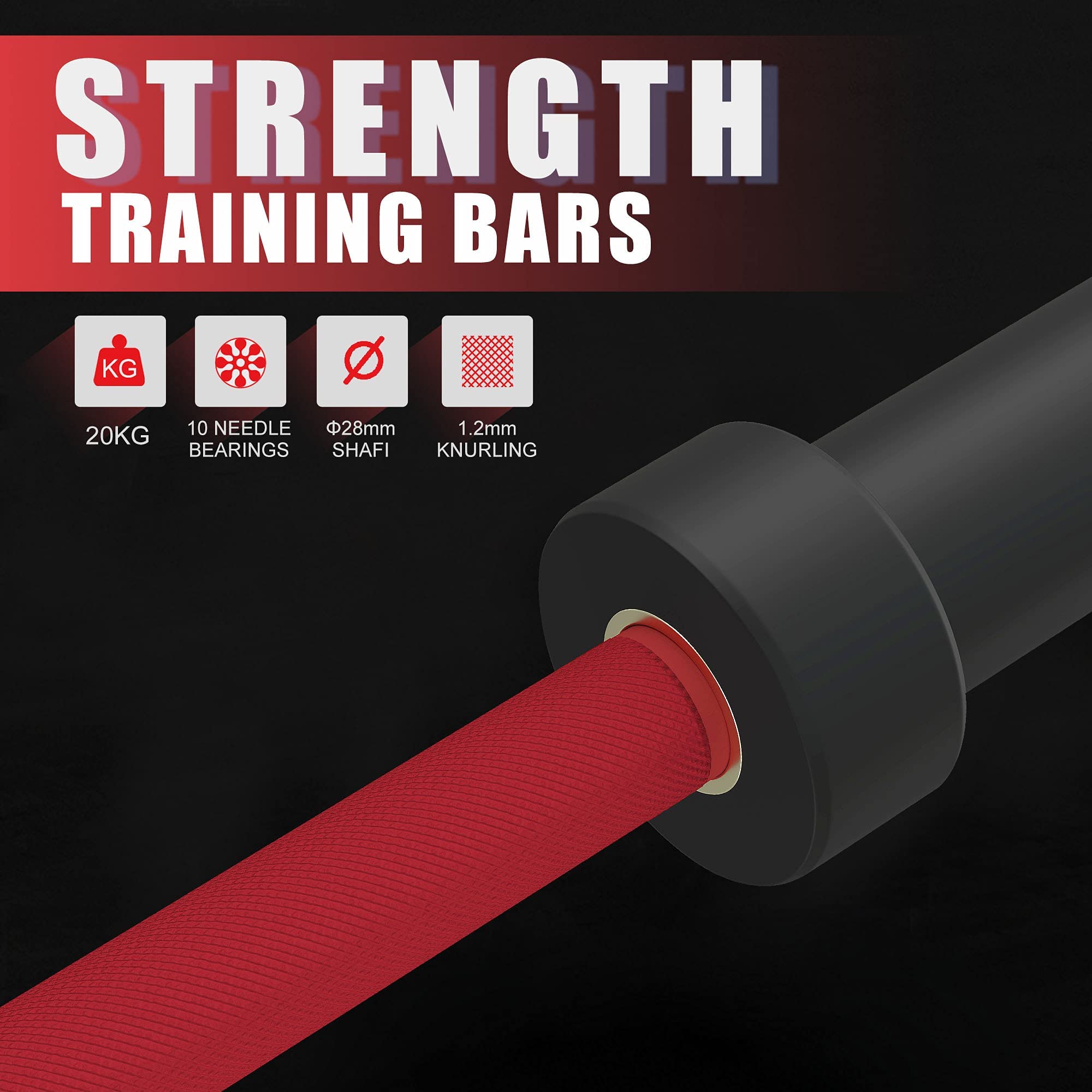Snapklik.com : Olympic Barbell Curl Bar EZ Bar Strength Training Bar ...