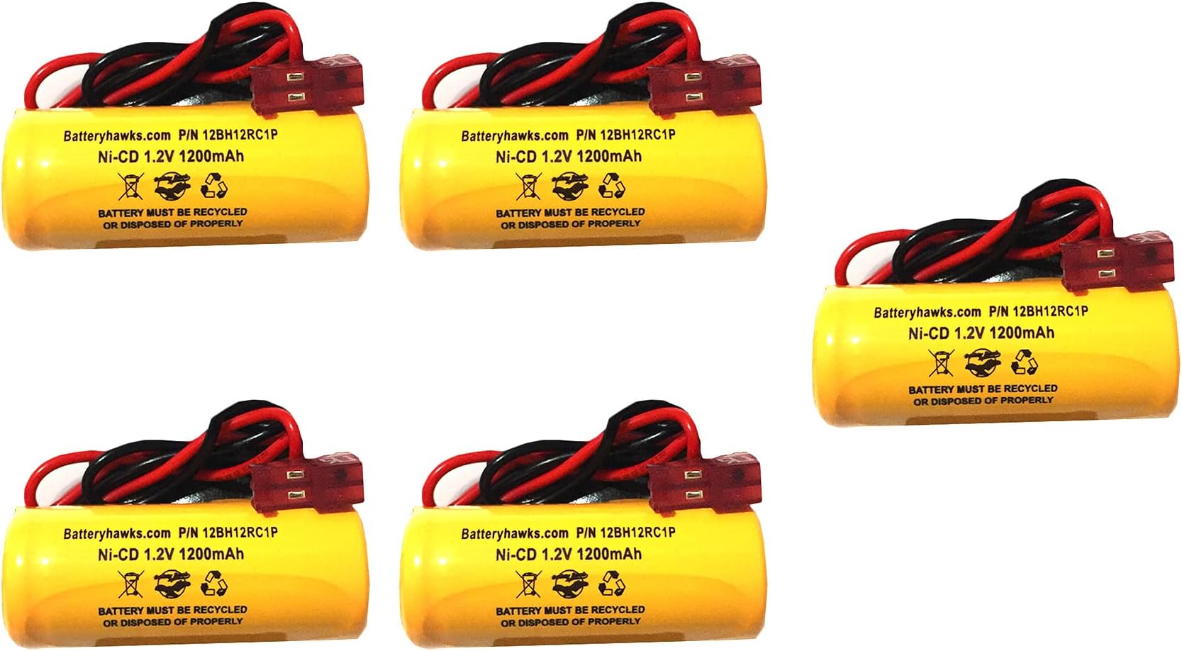 HQRP Emergency Exit Light Battery Compatible with Unitech BBAT0043A ...