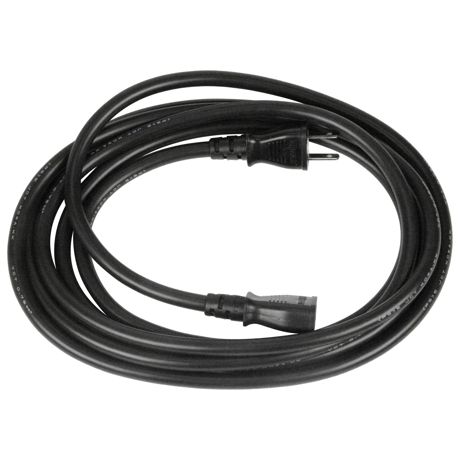 Amazon.co.jp: Kowa 1-Outlet Extension Cord, 12A, Made in Japan, blk ...