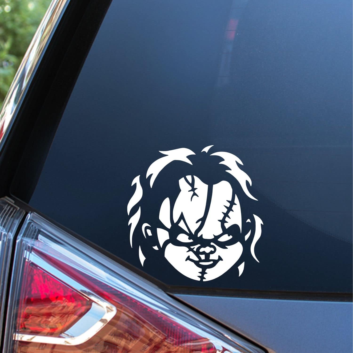 Amazon.com: Sunset Graphics & Decals Chucky Face Decal Vinyl Car ...