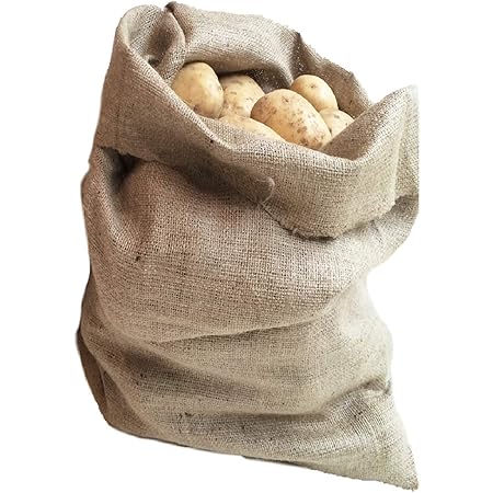 Nutley's Hessian Jute Potato Sacks 30cm x 45cm (Pack of 5) : Amazon.co ...