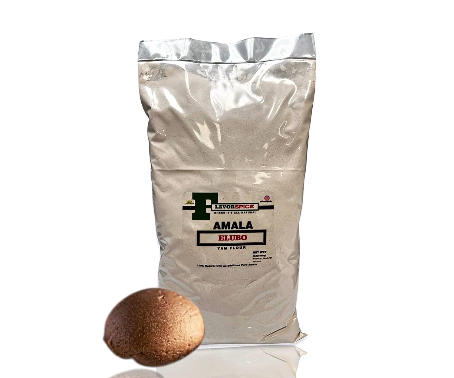 Amazon.com : Amala Elubo Yam Fufu (100% Yam) 4LB : Grocery & Gourmet Food