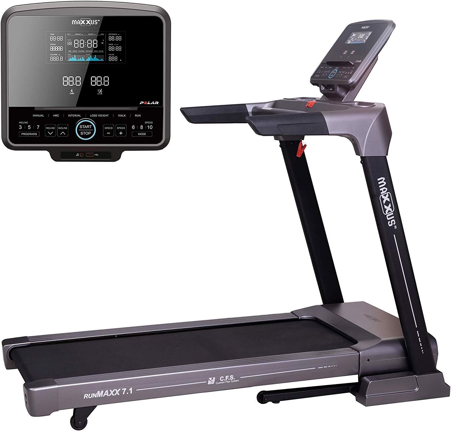 MAXXUS RunMaxx 7.1 Motorised Treadmill | Gym Quality Running Machine ...