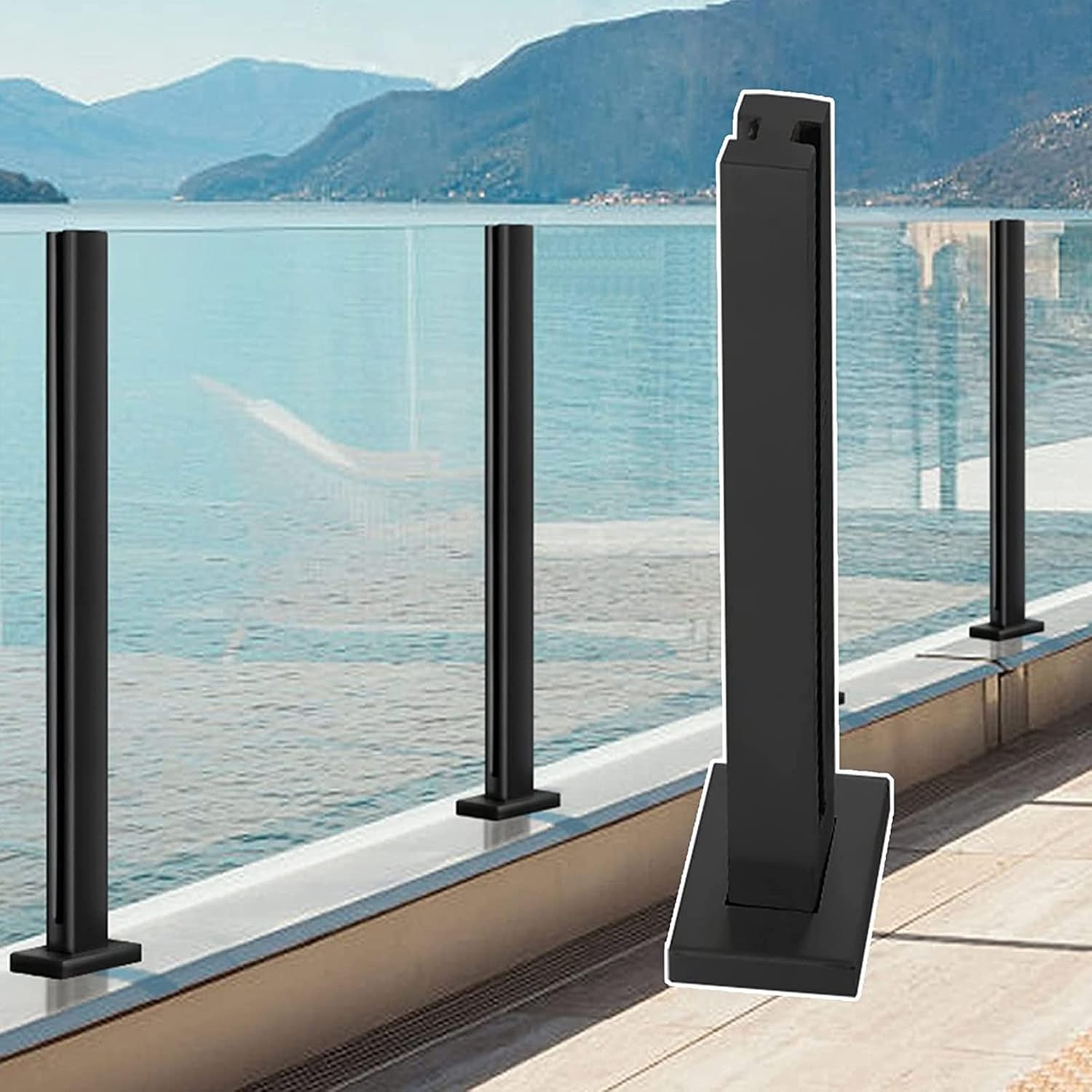 Amazon.com: Heavy Duty Stainless Steel Glass Clamps for Atrium Garden ...