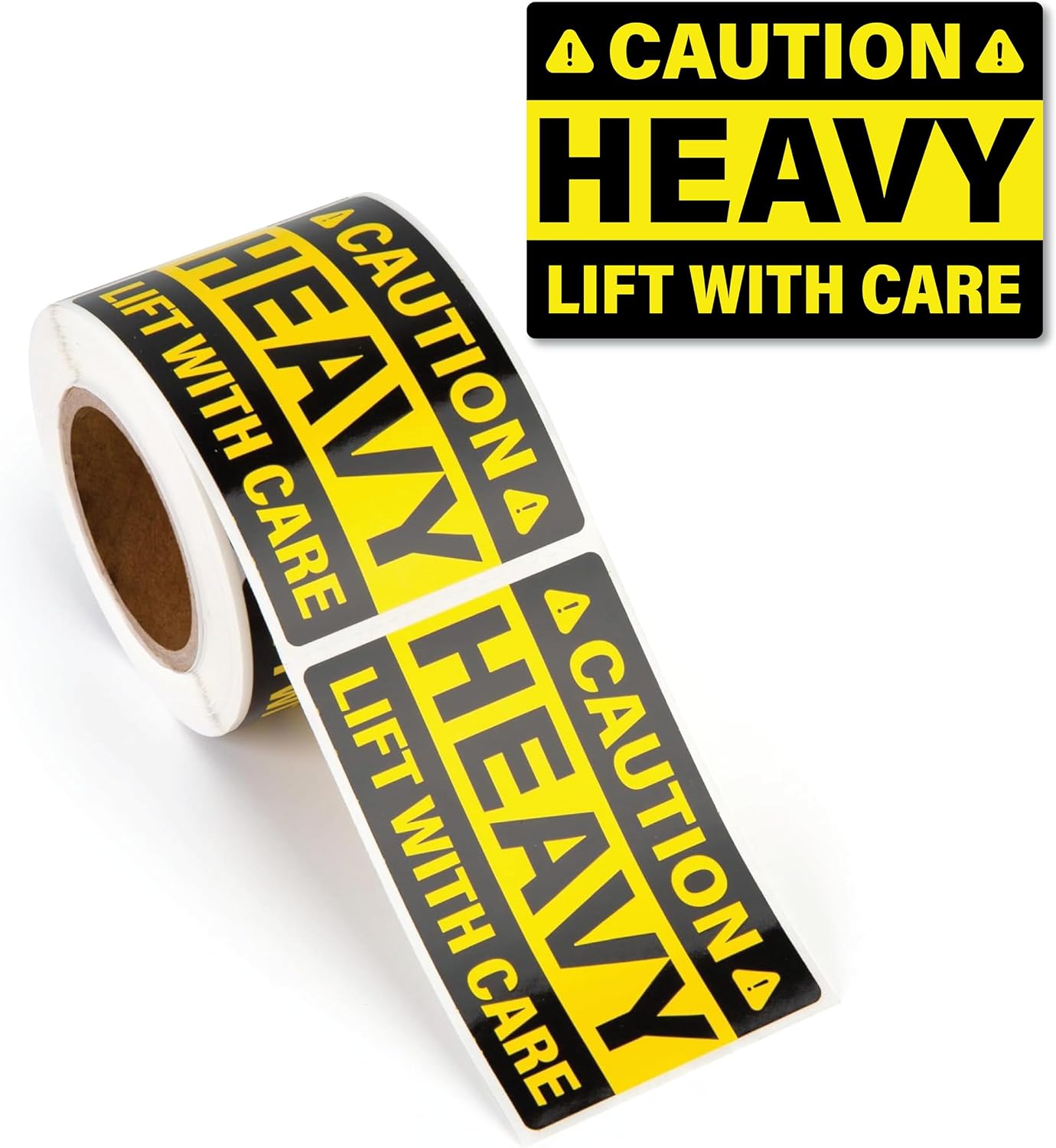 Amazon.com: 200pcs Caution Heavy Lift with Care Stickers, 2" x 3 ...