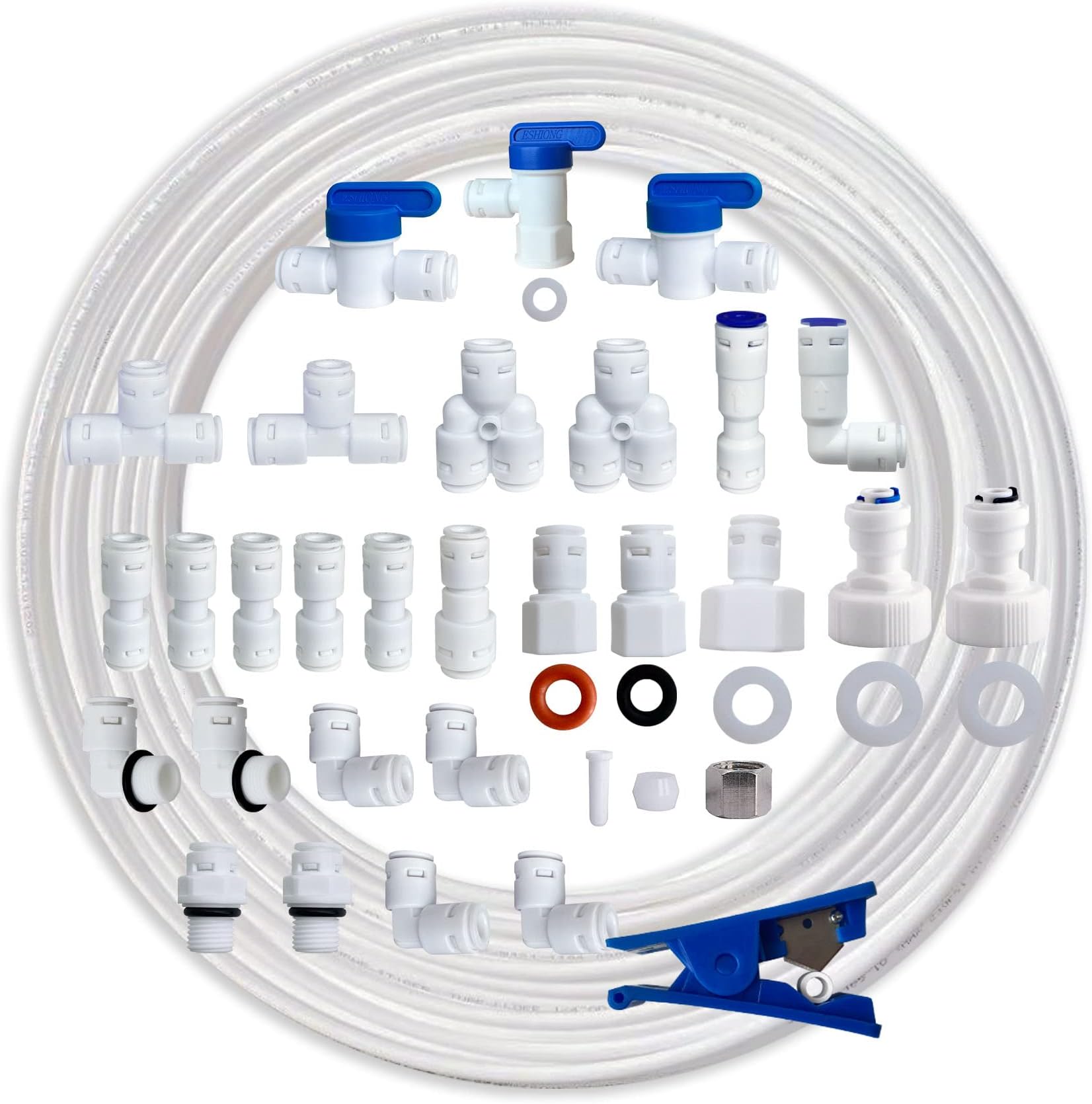 ITIGER-ESHIONG Kit de raccord tuyau frigo 30 pièces + Kit de tuyau d ...