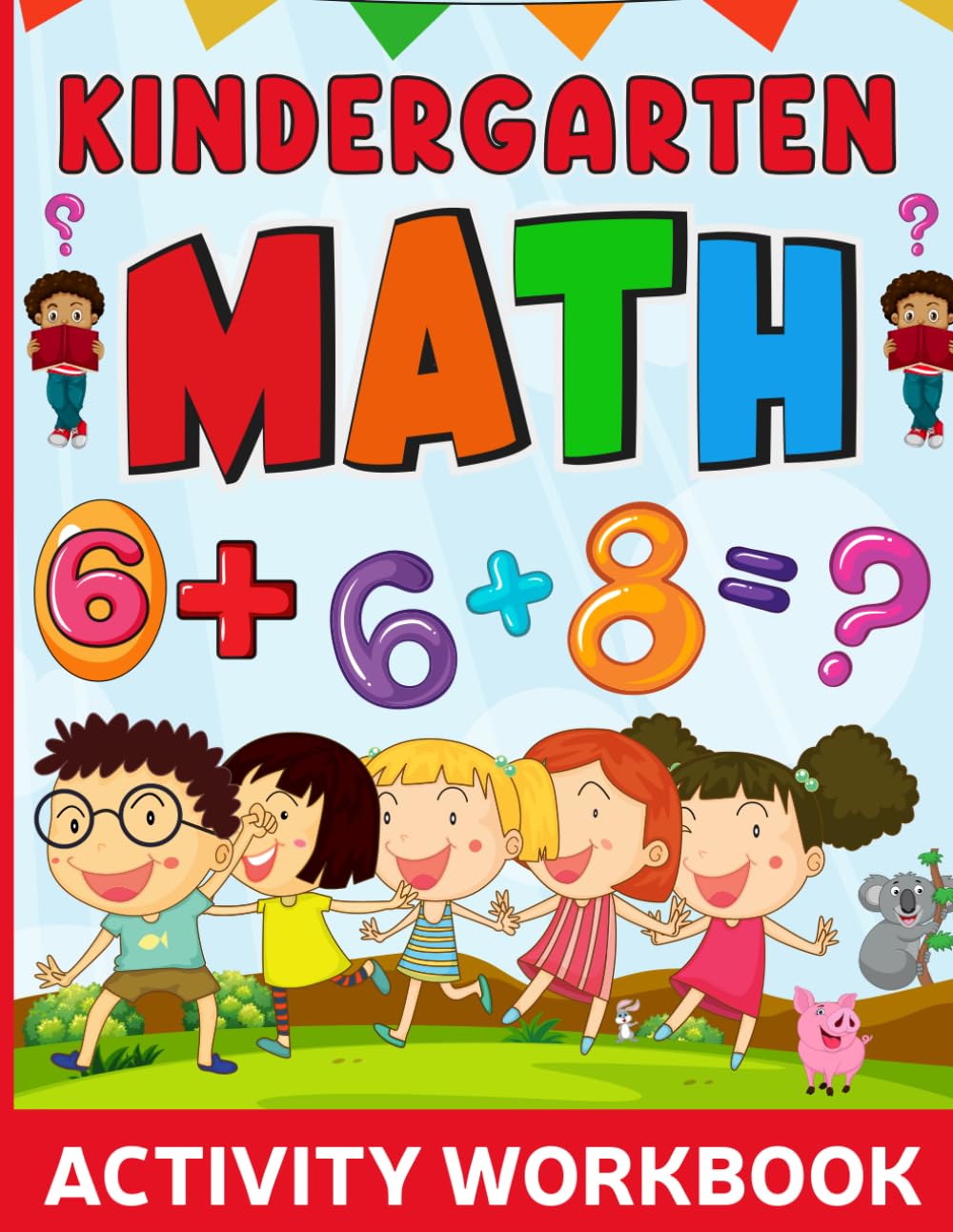 Amazon.com: Kindergarten Math Activity Workbook: Addition, Subtraction ...
