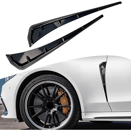Amazon.com: Miytsya 2 PCS Car Fender Side Vents, ABS Carbon Fiber ...