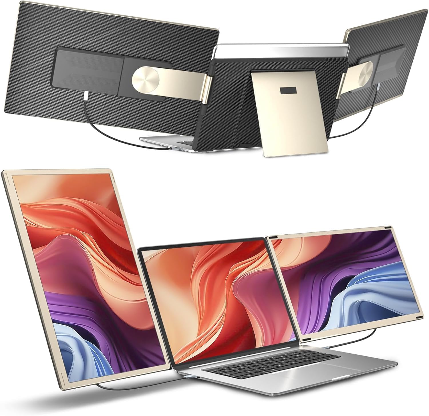 siaviala Laptop Screen Extender - 15.6" Laptop Dual Screen Extender ...