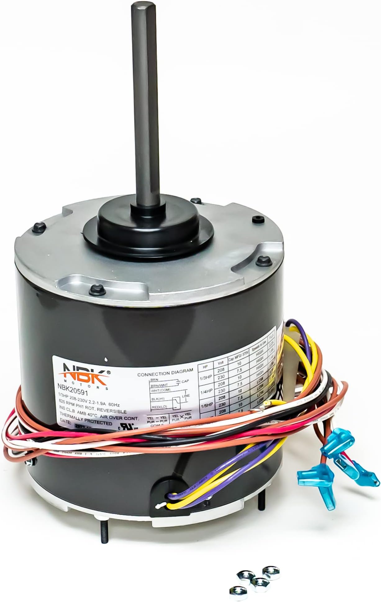 U.S. Motors RESCUE Condenser Fan Motor 1/3 HP to 1/6HP 208-230V 1-Phase ...