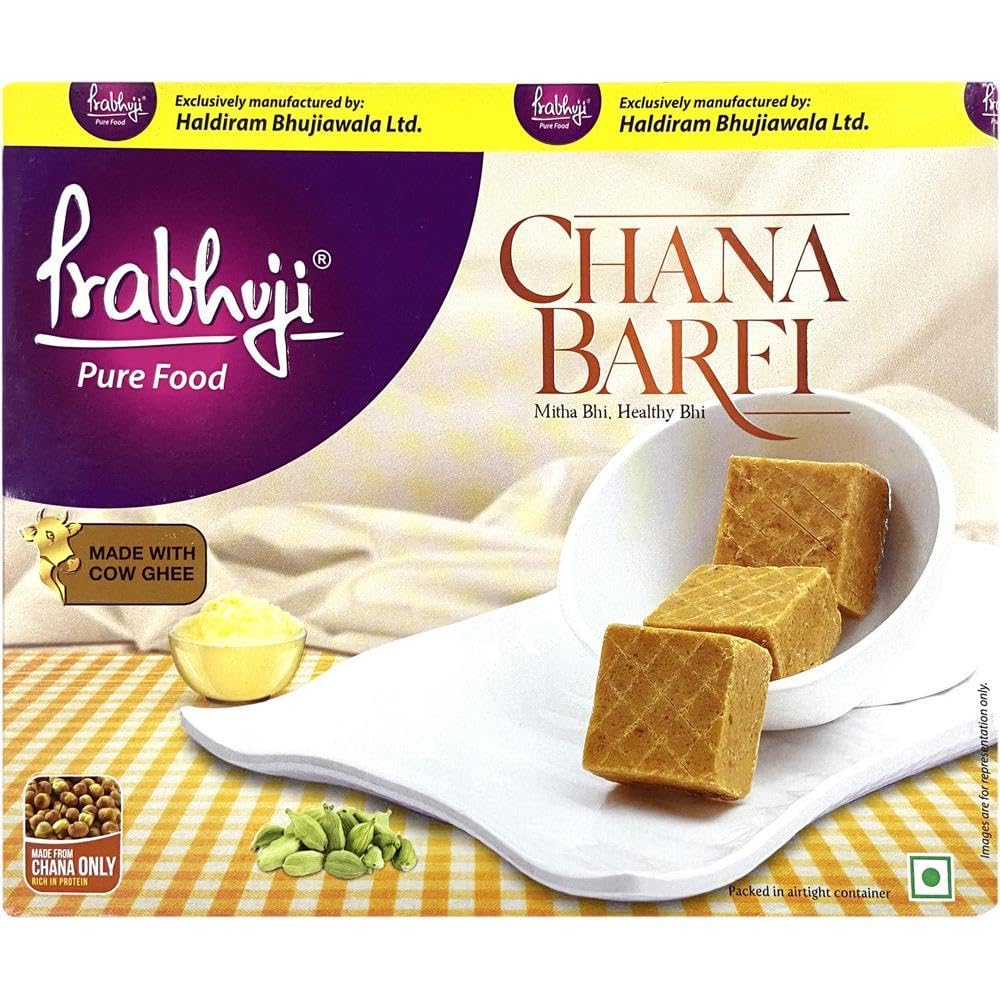 Prabhuji Pure Food Chana Barfi, 300g Box : Amazon.in: Grocery & Gourmet ...