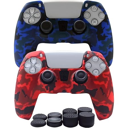 Amazon.com: YoRHa Studded Printing Silicone Cover Skin Case for PS5 ...