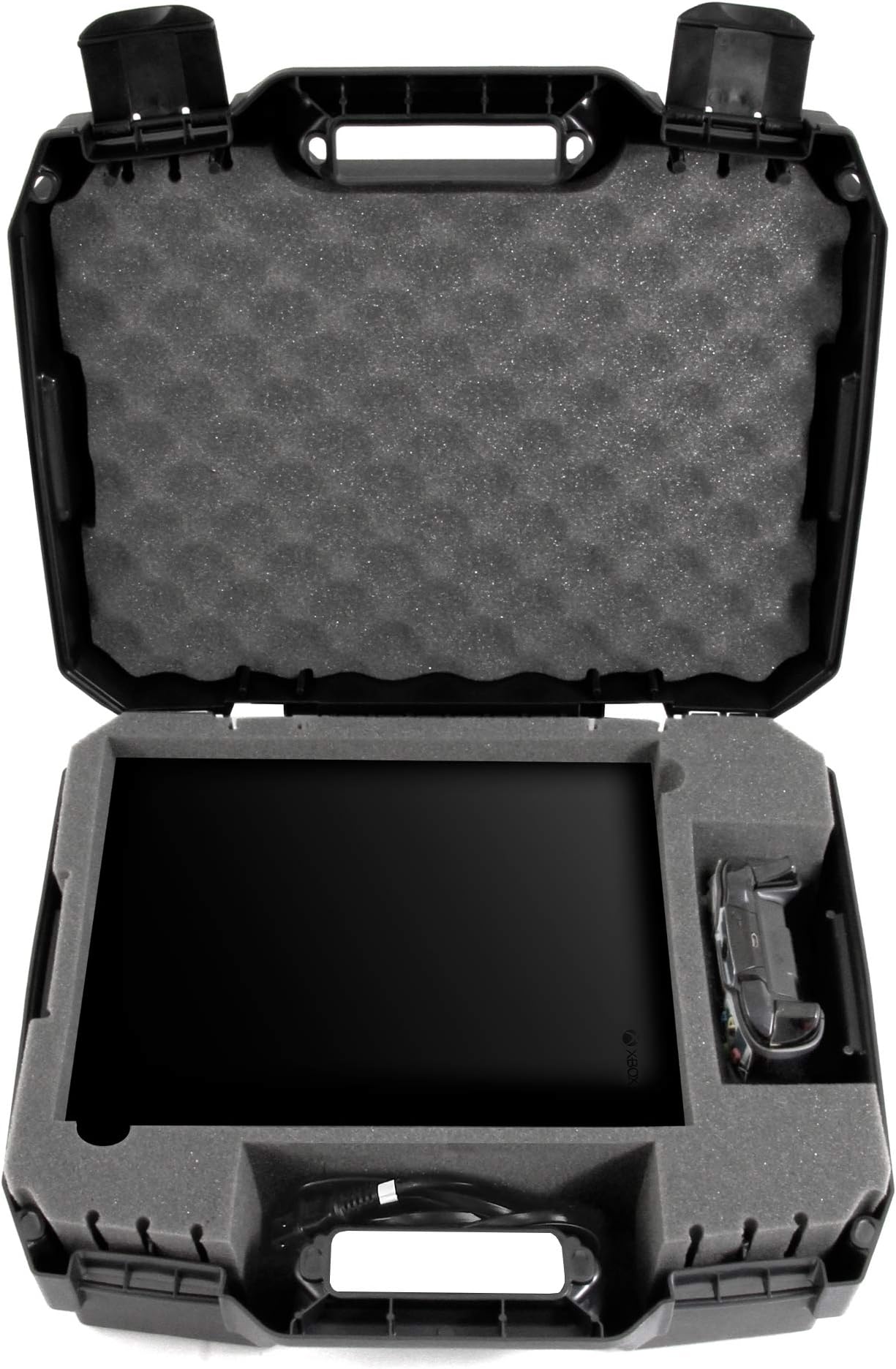 CASEMATIX Travel Case Compatible with Xbox One X - Hard Shell Carrying ...