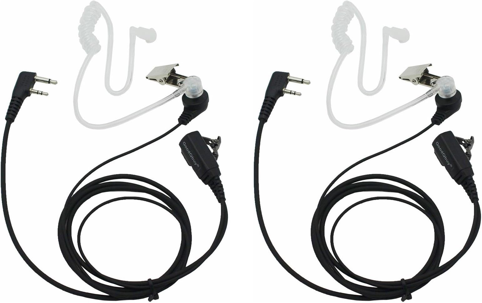 Amazon.com: 2 Pin Acoustic Tube Earphone Headset Earpiece for ICOM IC ...