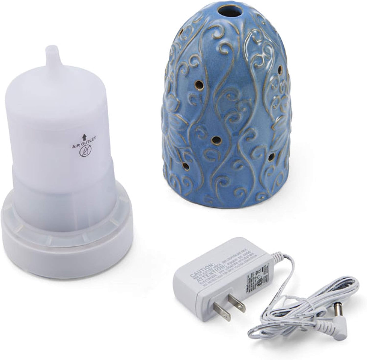 Amazon.com: Mikasa Flower Stoneware Electric Diffuser, 6-Inch : Home ...