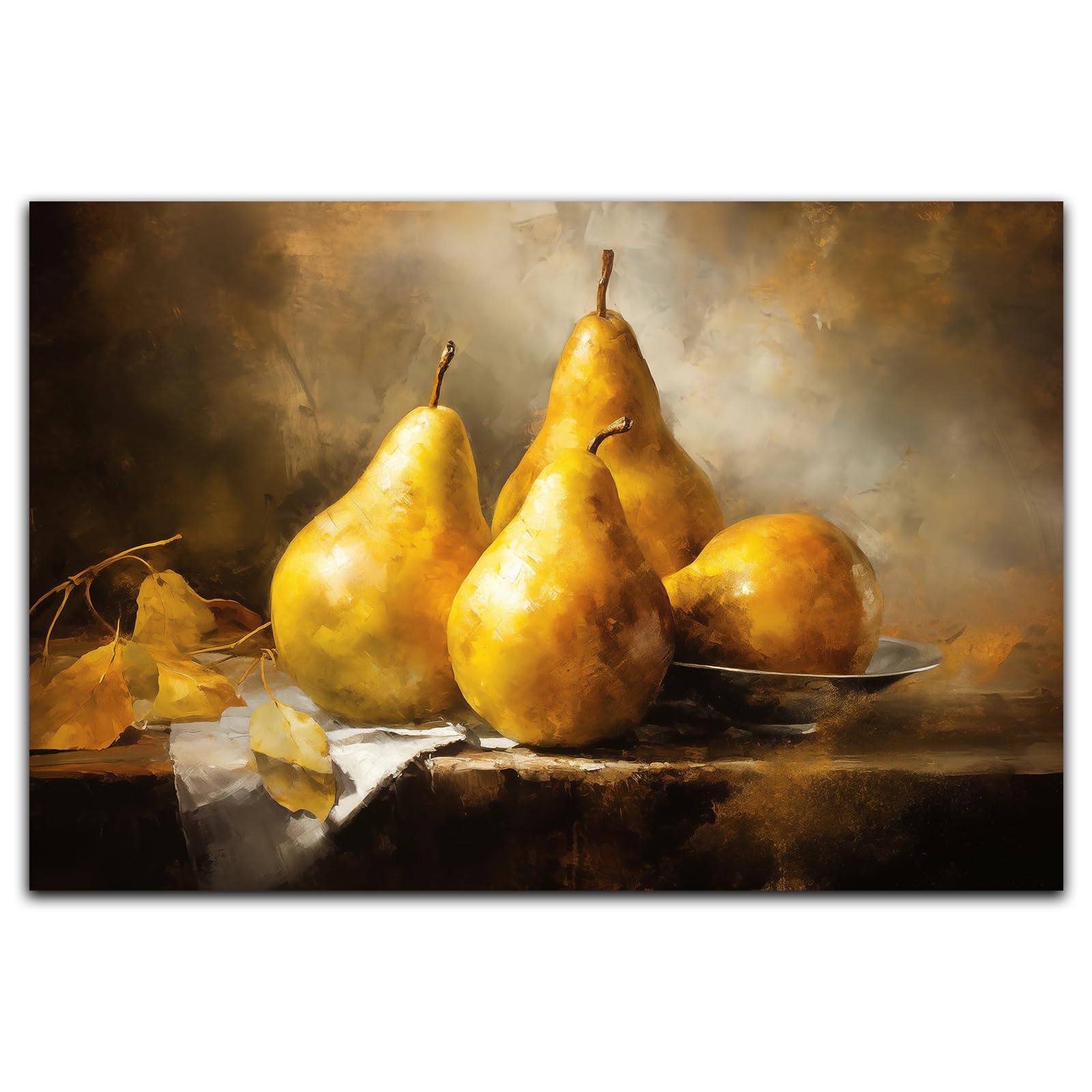 Pinturas Abstractas De Bodegones De Frutas Cuadro Bodegón Con