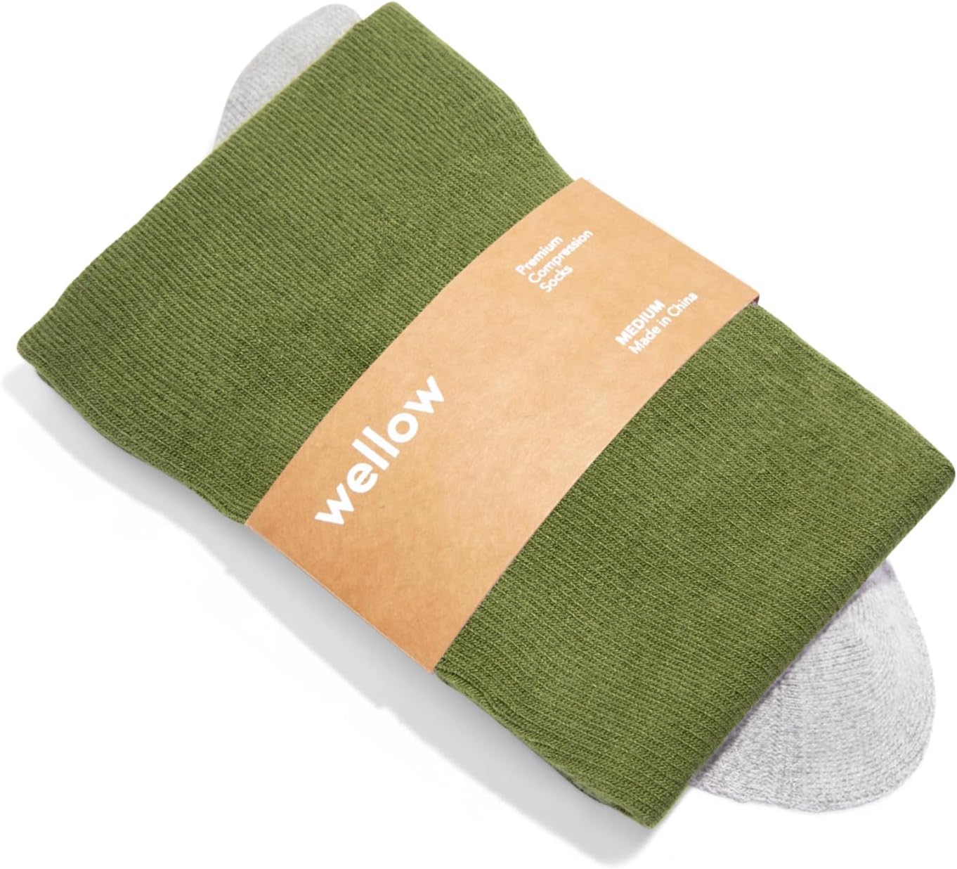 Amazon.com: Wellow Knee High Compression Socks for Men & Women, 18-25 ...