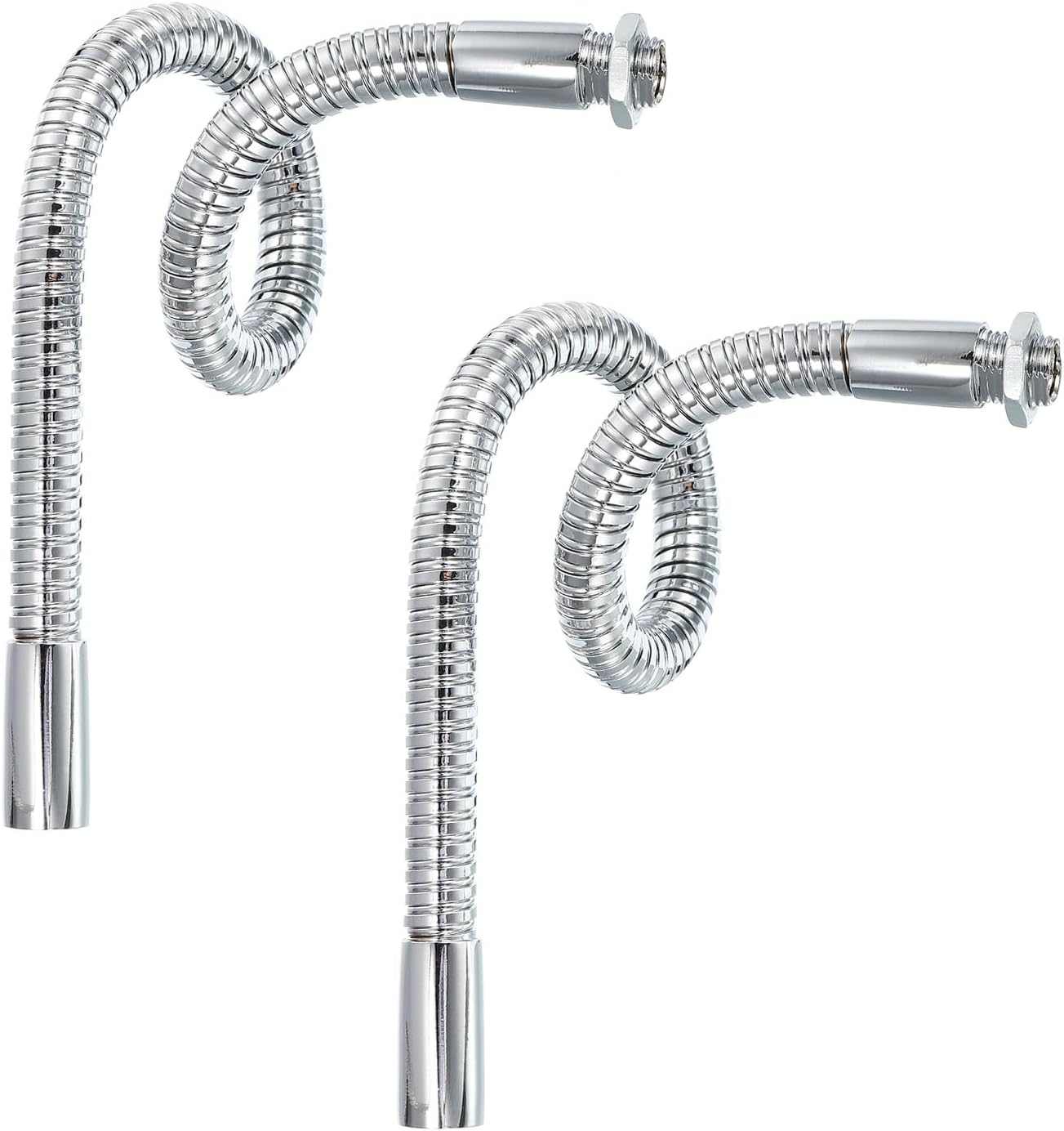 Amazon.com: PATIKIL 11.8" Universal Gooseneck Hose, 2Pcs M10 Fine ...