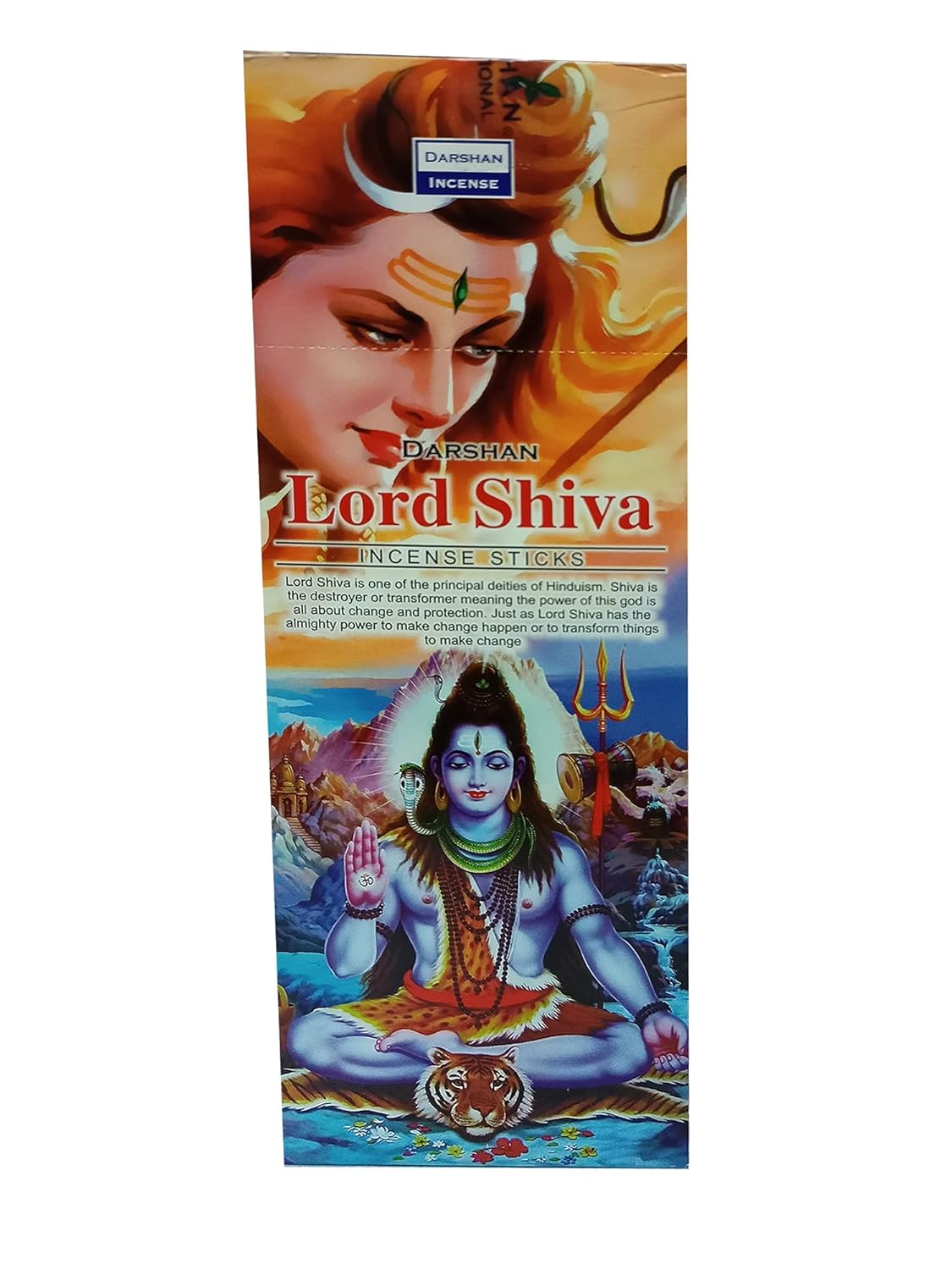 Agarbatti Darshan Lord Shiva Incense Stick Natural Fragrance (Set of 6 ...
