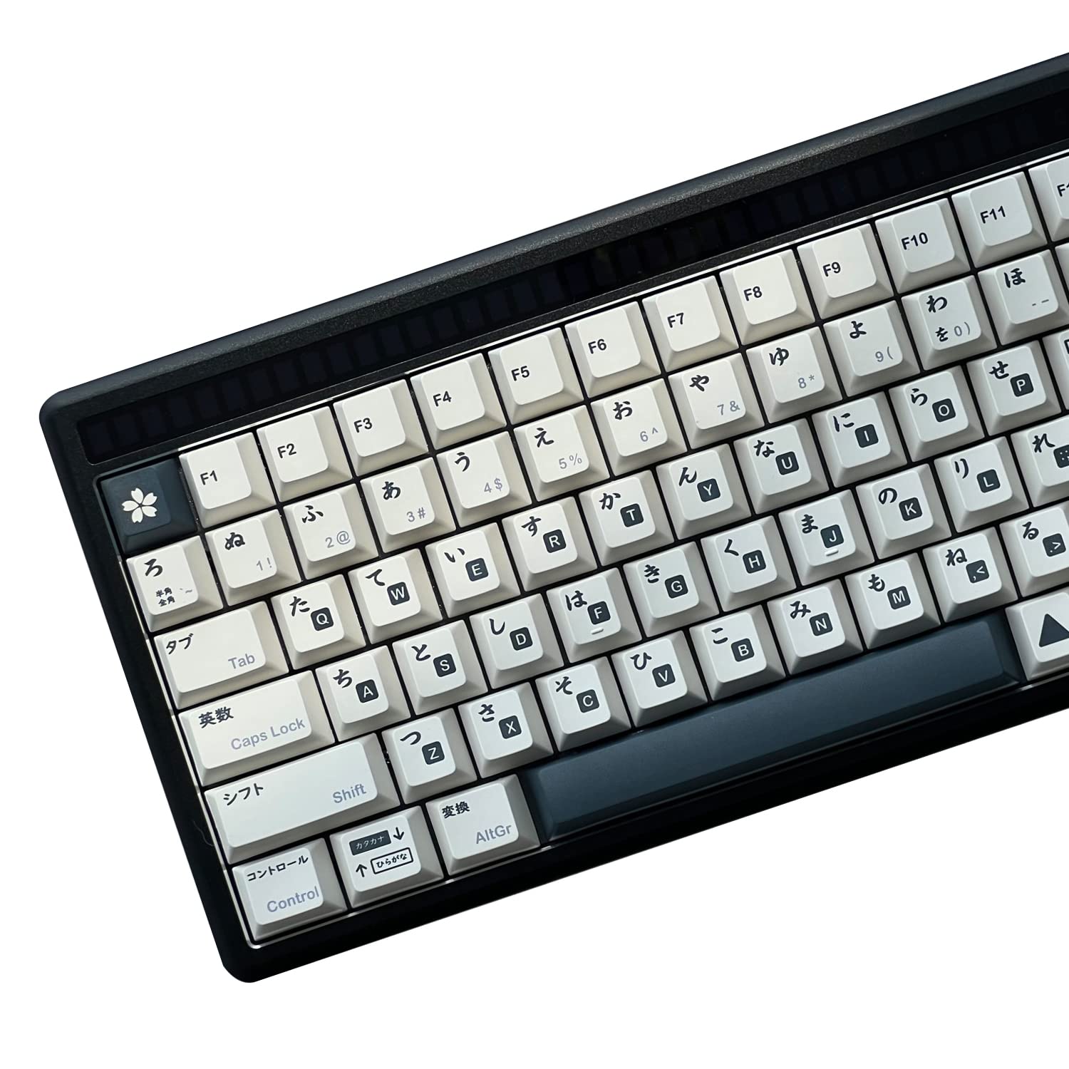 Amazon.com: daixiahu Japanese Black and White Theme Keycaps Mechanical ...