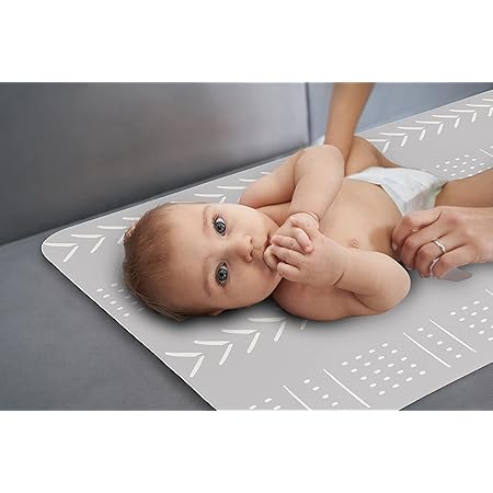 Amazon.com : Ava + Oliver Vegan Leather Baby Changing Mat ...