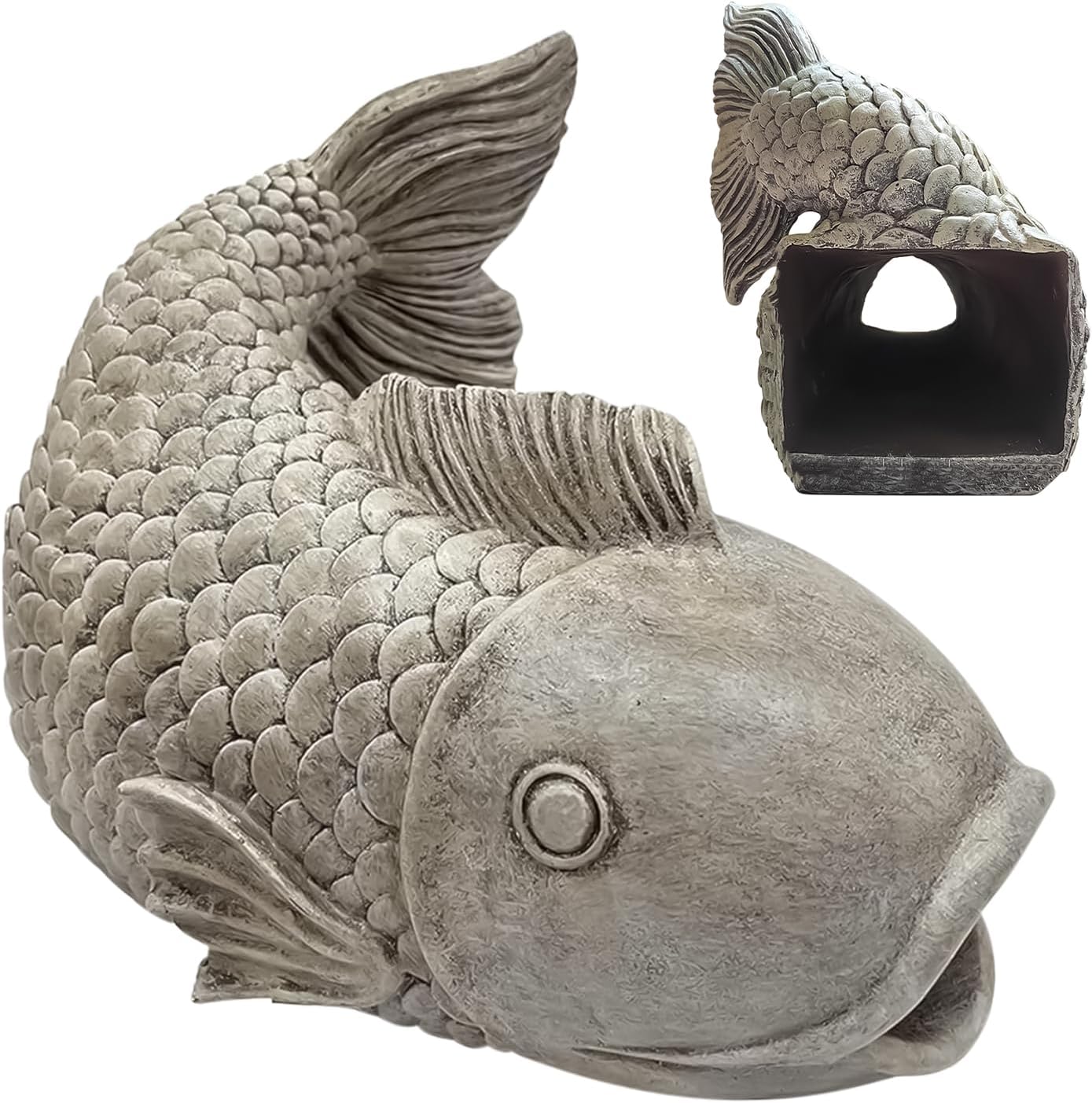 Gutter Diverter – Realistic Fish Gutter Driver, Dynamic Flow Sculpture ...