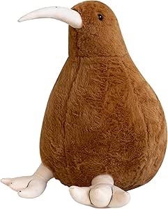 Amazon.com: RejoyLix Kiwi Bird Plush Toy, Stuffed Animal Furry Kiwi Plushie Toy, Soft Fluffy ...