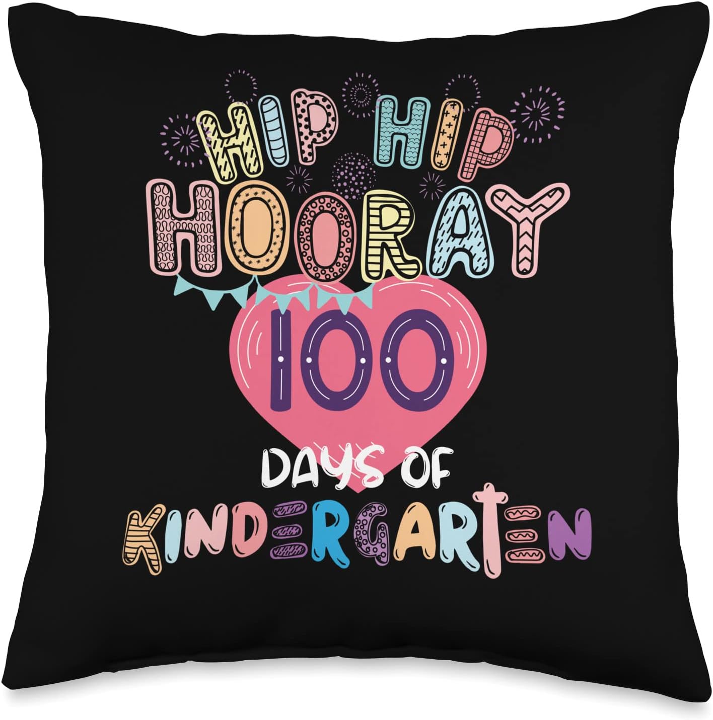 Amazon.com: 100 Day Of School Hip Hip Hooray 100 Days Of Kindergarten ...