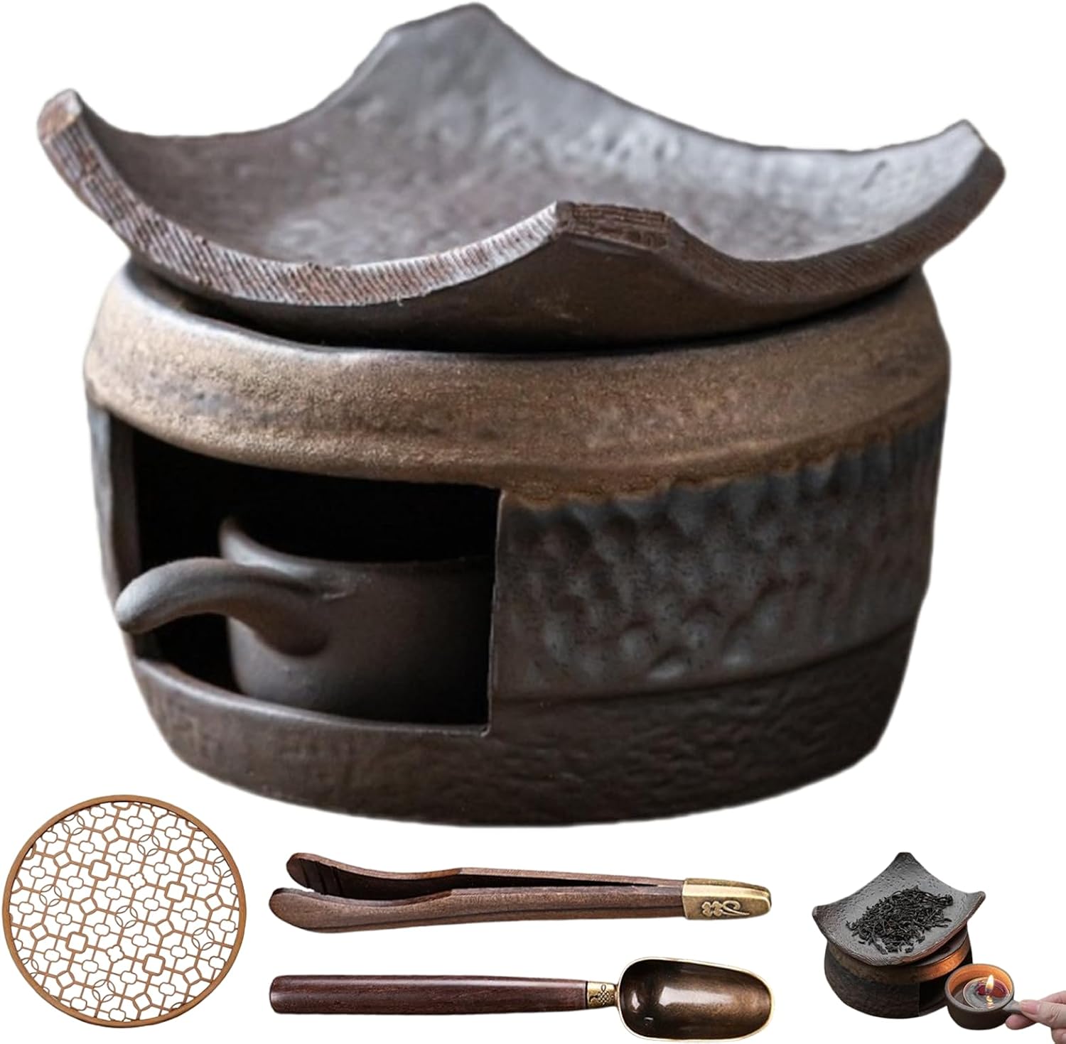 Aromatherapy Burner, Ceramic Aromatherapy Burners with Tealight Holder ...