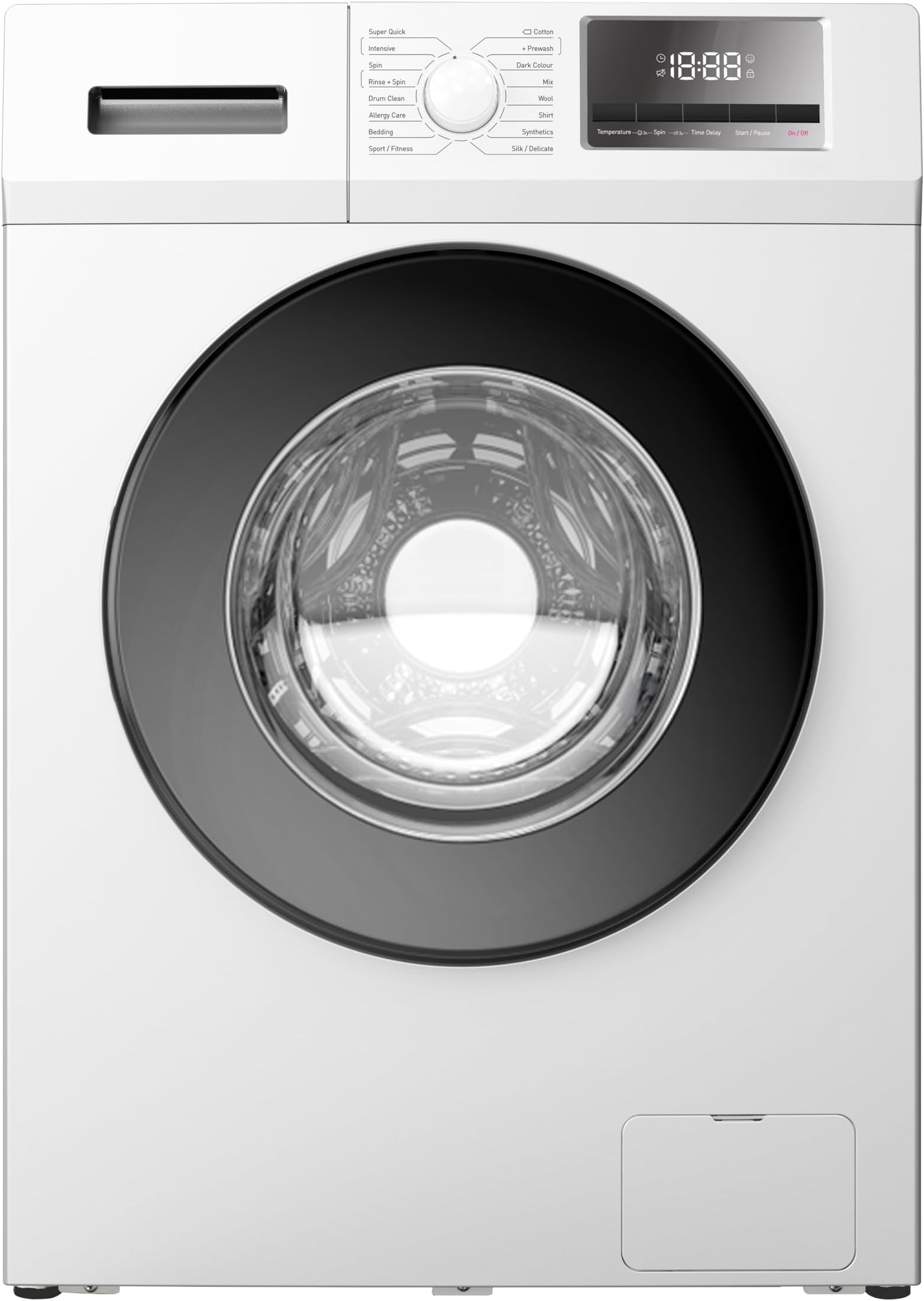 PKM WA7-ES1416DAI Waschmaschine 7 Kg | Frontlader | 1400 U/Min | BLDC ...