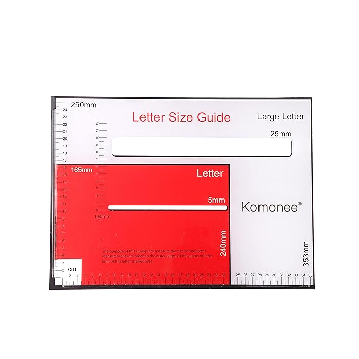 Buy Komonee Postage Size Guide Small And Large Letters Parcels Mail buy-komonee-postage-size-guide-small-and-large-letters-parcels-mail