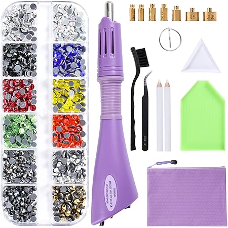 Amazon.com: Hotfix Applicator, 7-in-1 Hot Fix Rhinestone Applicator ...