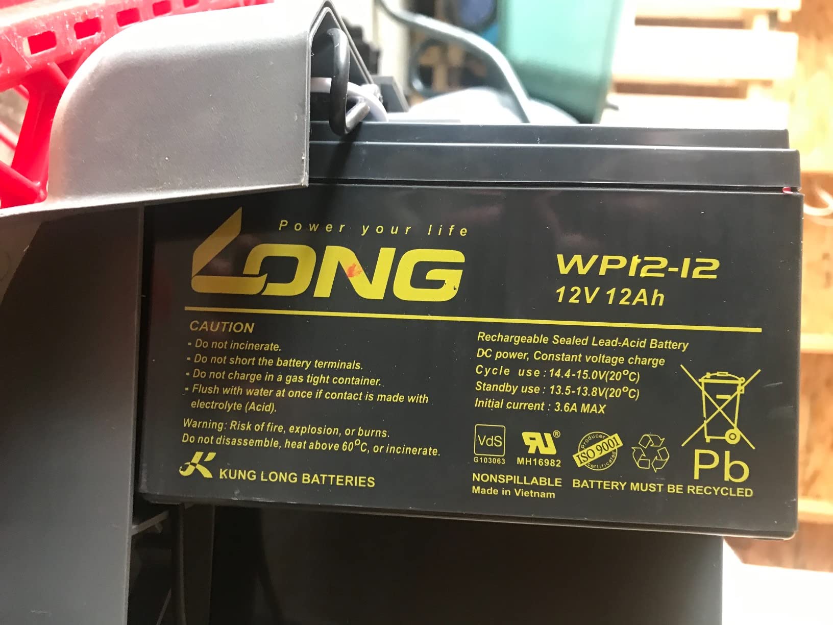 3X Pack - Kung Long WP12-12 Battery - Replacement for UB12120 Universal ...