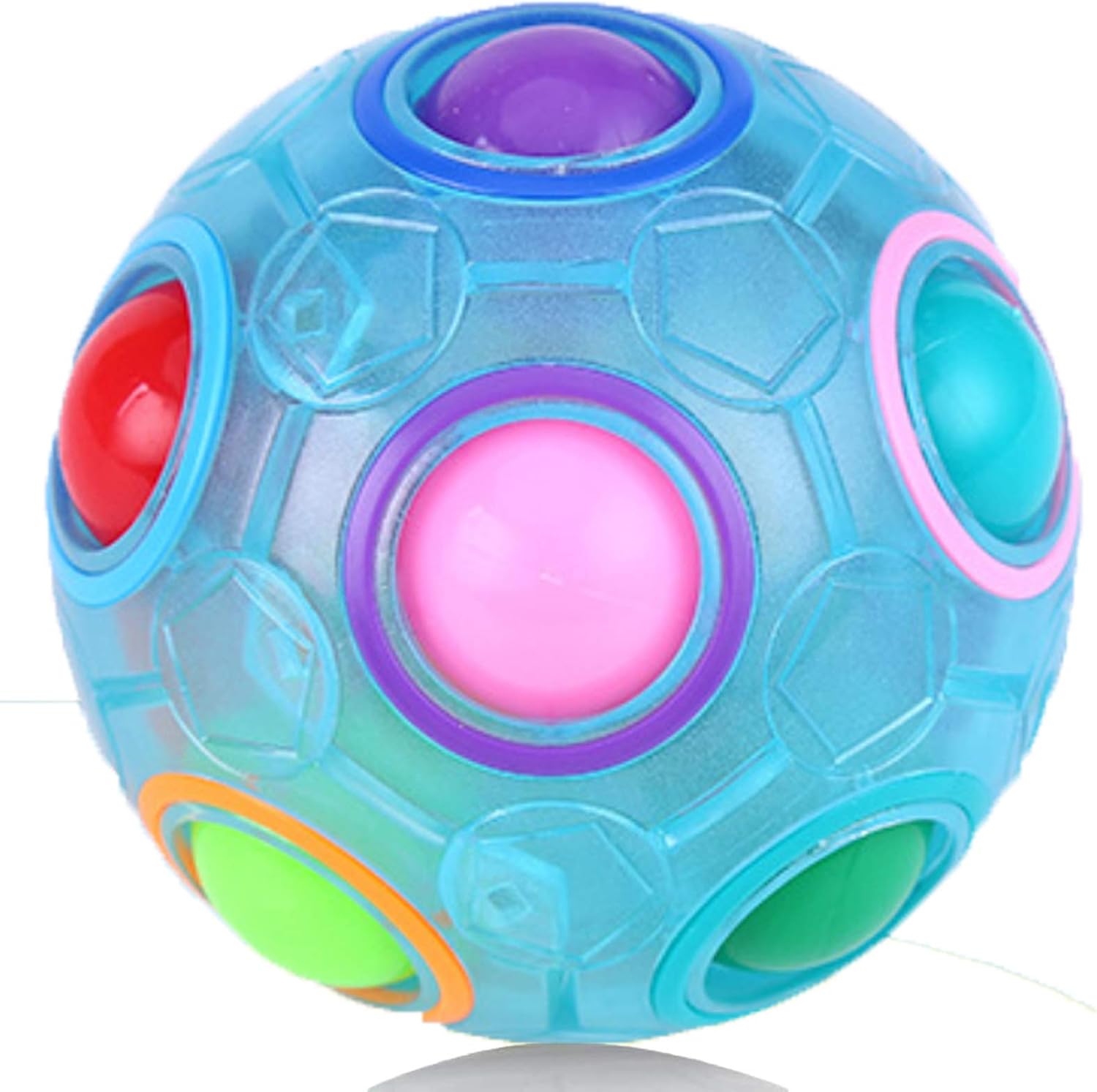 Cakeboy Magic Rainbow Ball, Puzzle Ball Fidget Toy Puzzle Ball Fidget ...