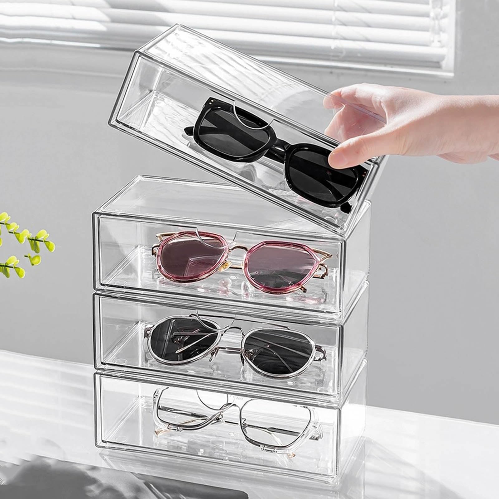 Amazon.com: Eyeglasses Sunglasses Storage Display Stand Eyeglass ...