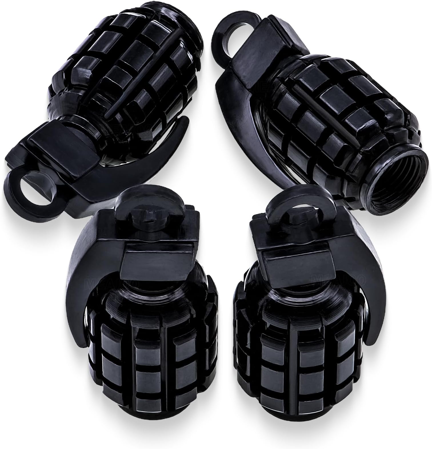 Amazon.com: Abfer Valve Stem Caps Car Tire Tyre Air Covers Decorative ...